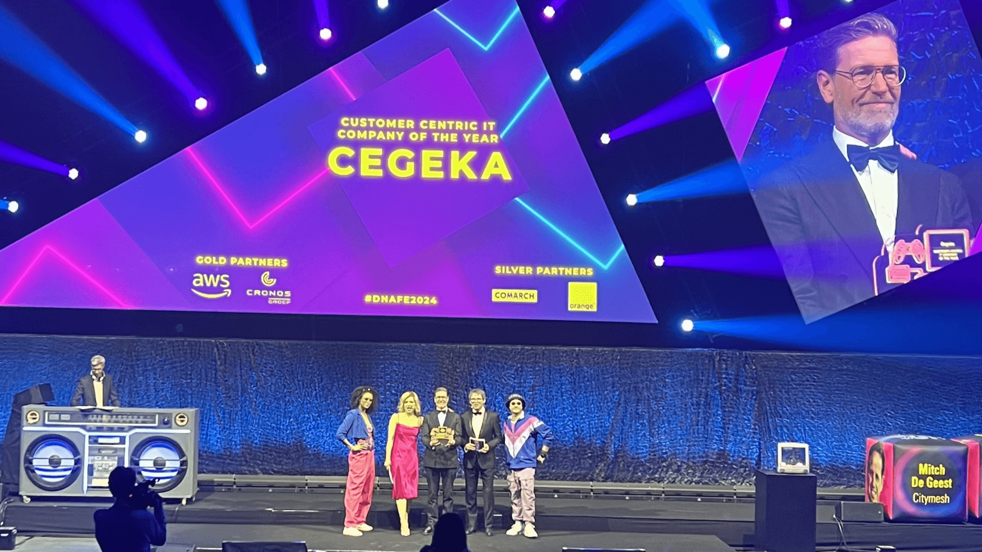Cegeka wins Customer Centric IT Company of the Year in Belgium!