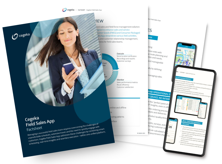 Factsheet mobile crm for field sales