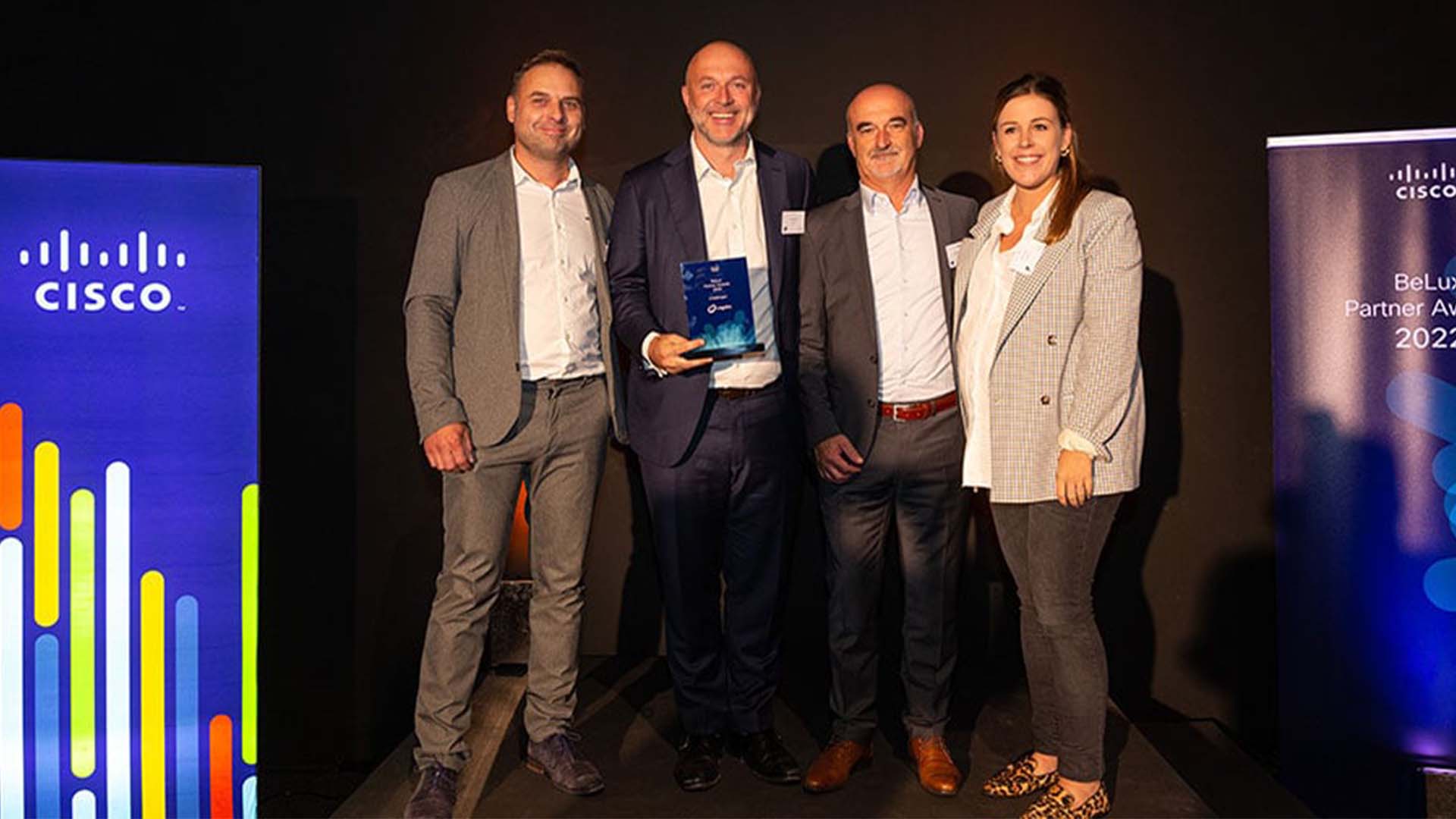 Cegeka awarded by Cisco with Challenger Award of the Year