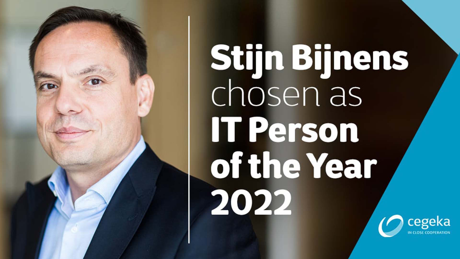 Stijn Bijnens verkozen tot IT Person of the Year